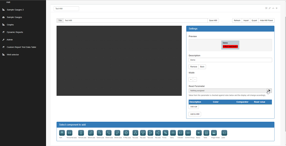 Adding a status component to an HMI – Plow Technologies